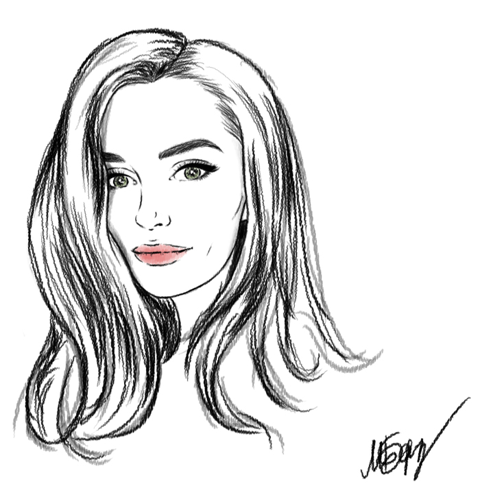 Иллюстрация Александра в стиле 2d, книжная графика, мода и красота