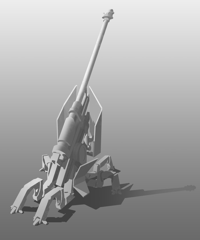 Иллюстрация mech 4 в стиле 2d, cg, game dev | Illustrators.ru