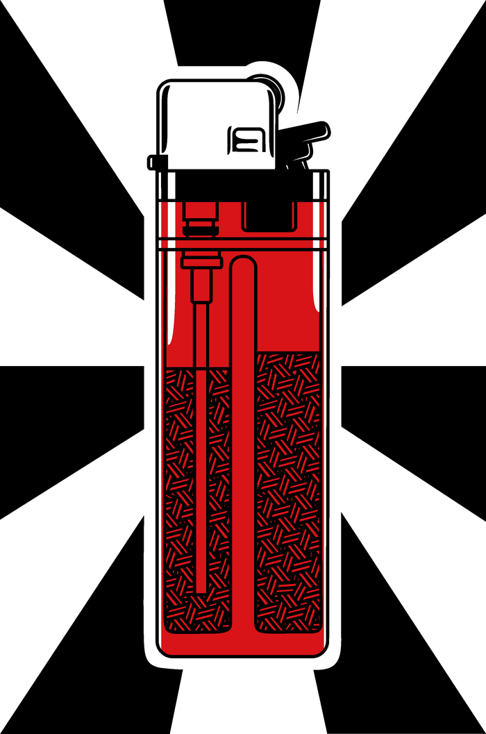 Иллюстрация lighter в стиле 2d, графика | Illustrators.ru