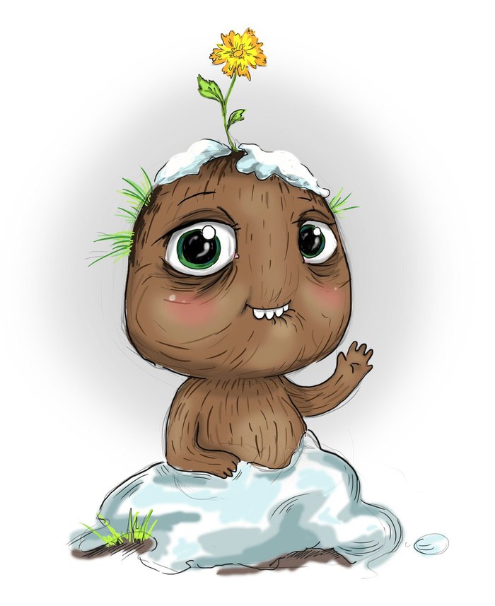 Иллюстрация lil spring в стиле 2d | Illustrators.ru