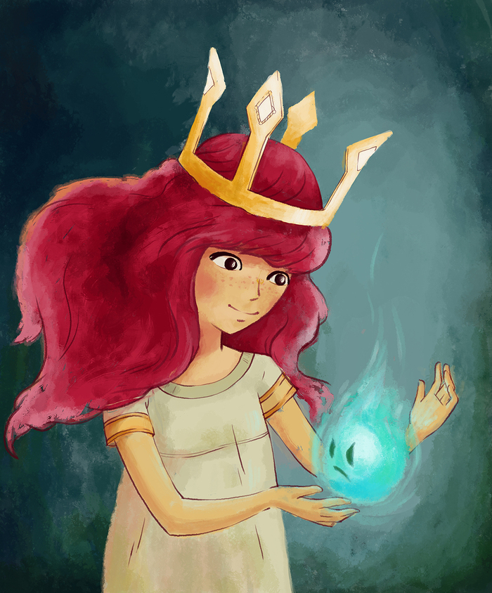 Иллюстрация Aurora (Child of Light Character) в стиле 2d, cg, game
