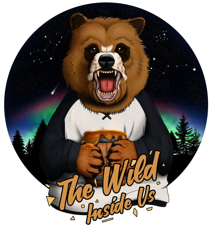 Иллюстрация The Wild Inside Us в стиле 2d | Illustrators.ru