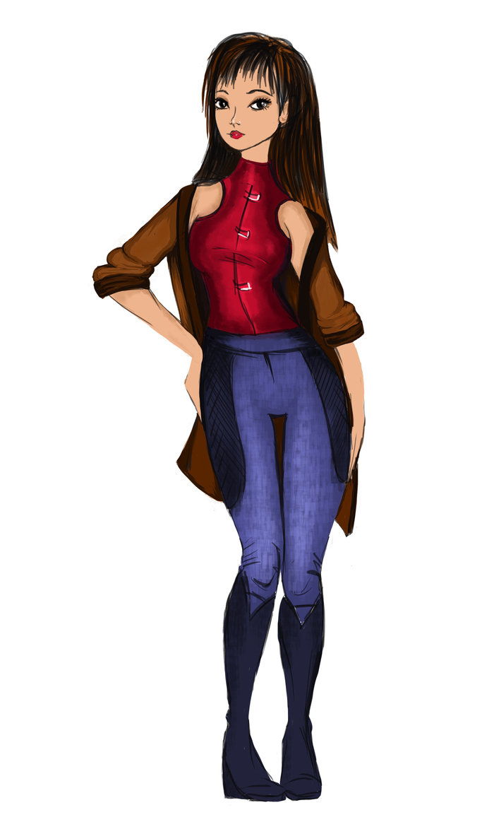 Иллюстрация девушка в стиле 2d | Illustrators.ru