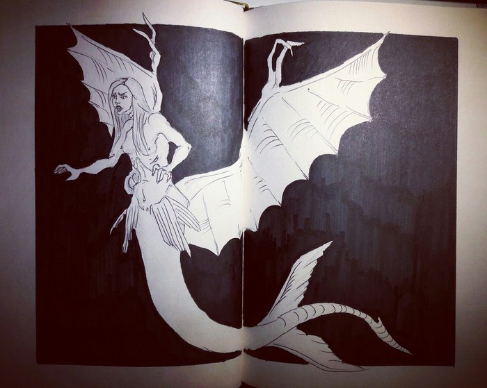 Иллюстрация siren в стиле 2d, графика | Illustrators.ru