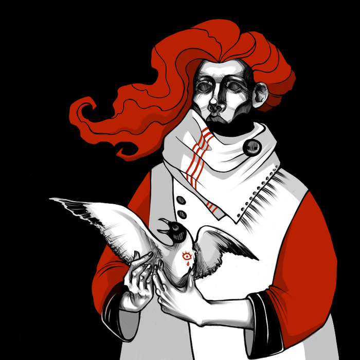 Иллюстрация Hopeless soul в стиле компьютерная графика