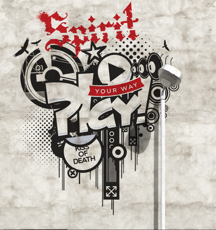 Иллюстрация PlayYourWay в стиле 2d, graffiti | Illustrators.ru