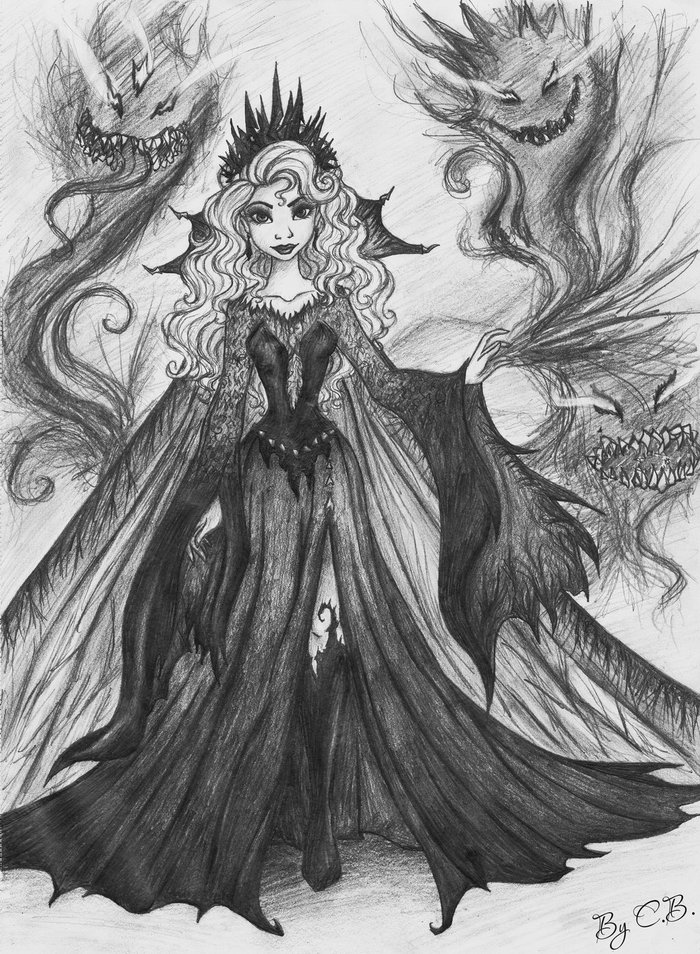 Иллюстрация Nightmare Queen в стиле 2d, персонажи