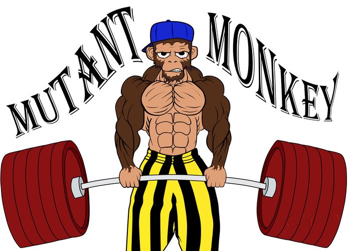 Иллюстрация Mutant Monkey в стиле другое | Illustrators.ru