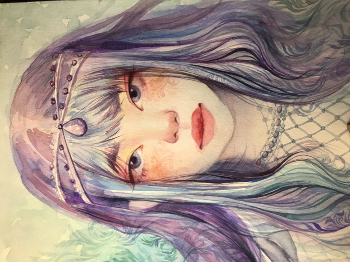 дива в стиле 2D на Illustrators.ru