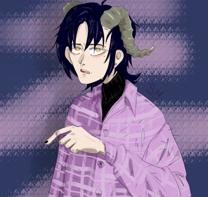 Demon в стиле 2D, Анимационный на Illustrators.ru